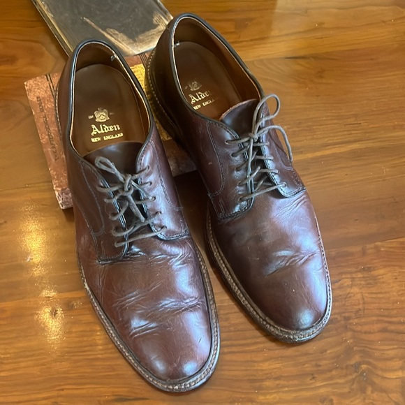 Alden | Shoes | Alden Plain Toe Blucher Chromexcel Brown Dery Shoes ...